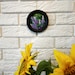 Wooden Round Frame Black Round Frame Round Picture Frame - Etsy
