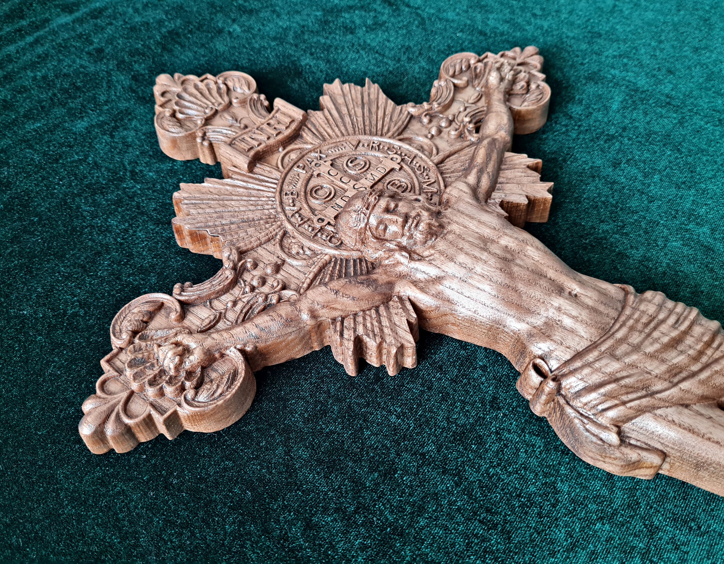 Carved Wooden Crucifix Catholic Crucifix Jesus Christ - Etsy