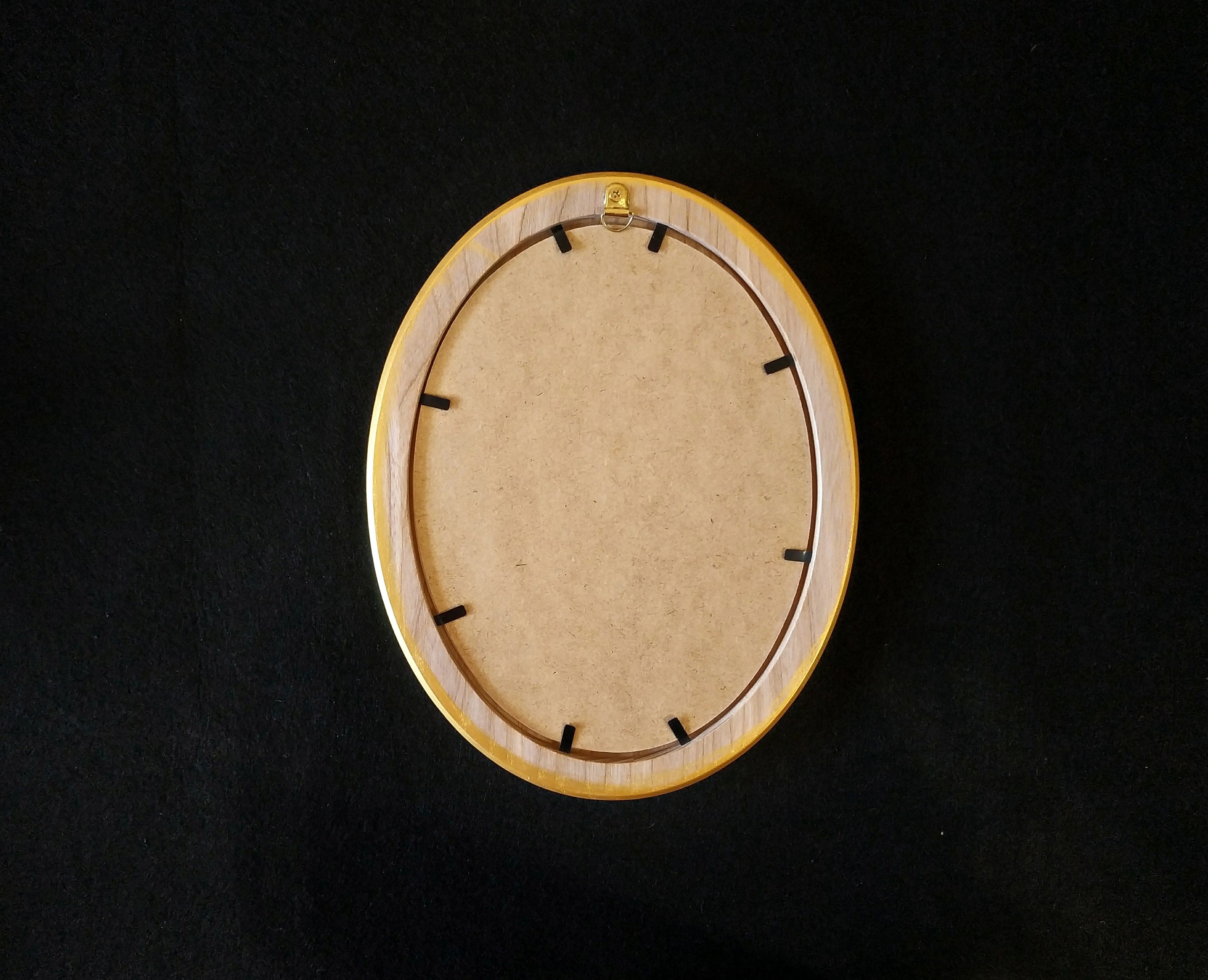 Golden oval frame picture frame oval photo frame Size: 3.5 | Etsy