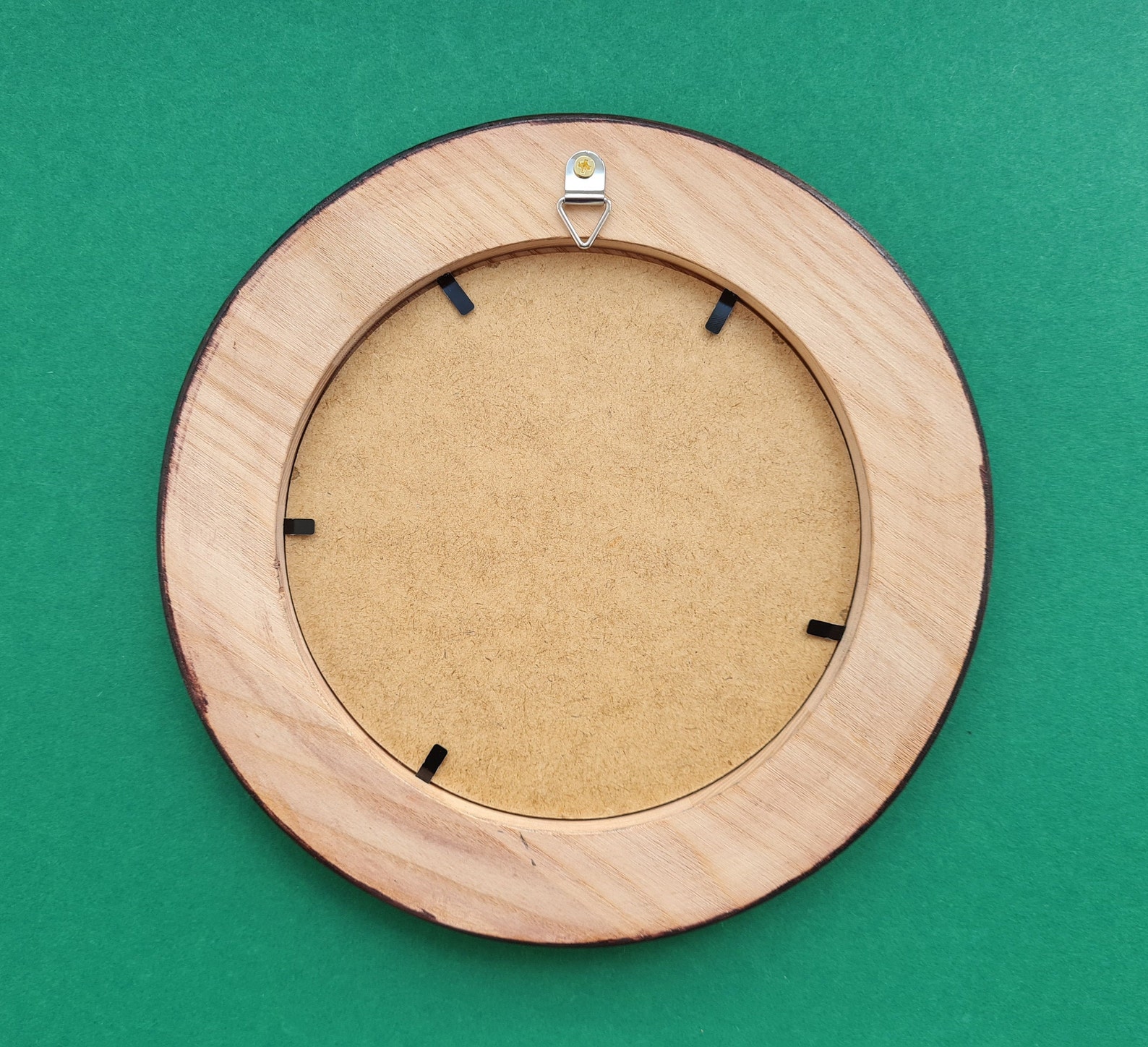 Wide Round Frame, Modern Round Frame, Picture Frame, Wooden Round Frame ...