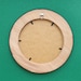 Wide Round Frame, Modern Round Frame, Picture Frame, Wooden Round Frame ...