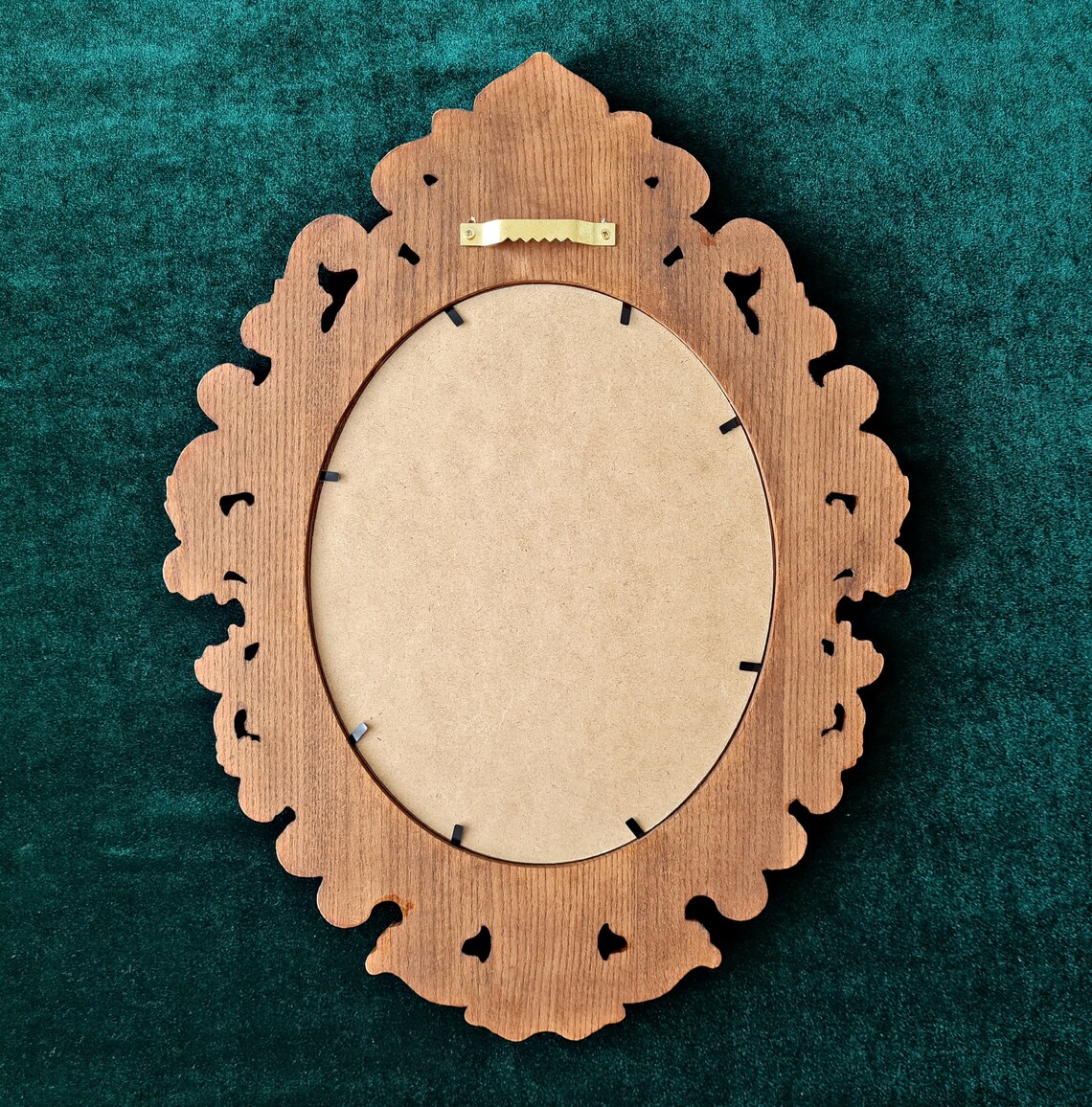 Oval Carved Wooden Frame in the Baroque Style Mirror Frame | Etsy