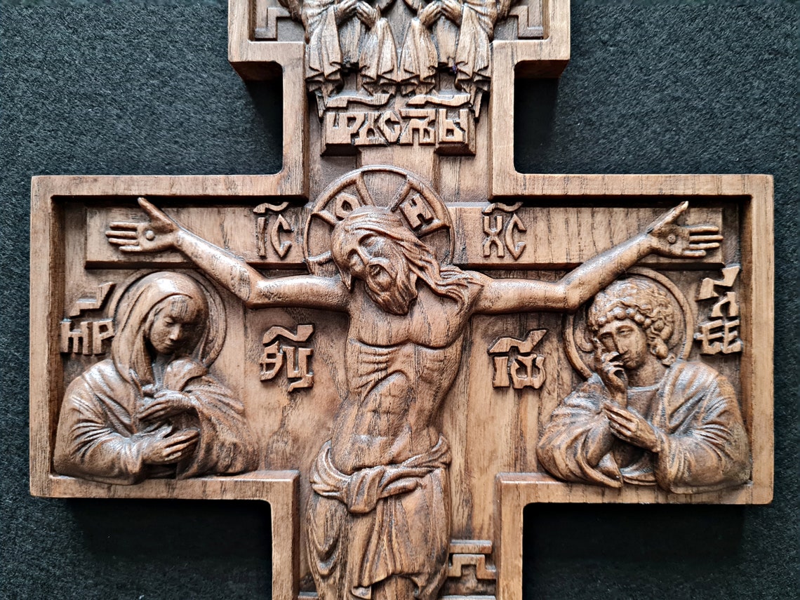 Wooden Crucifix Wooden Cross Wood Crucifix Christianity Jesus | Etsy