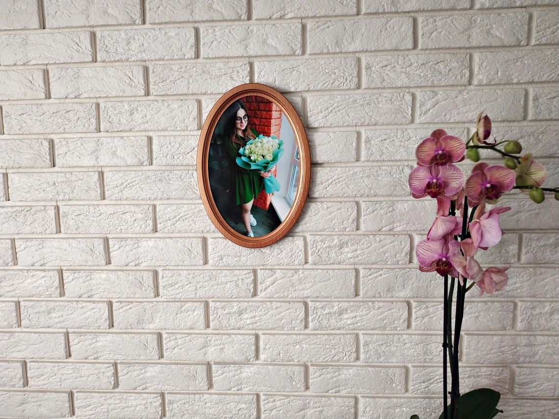 Bronze Oval Frame Oval Photo Frame Picture Frame Photo | Etsy