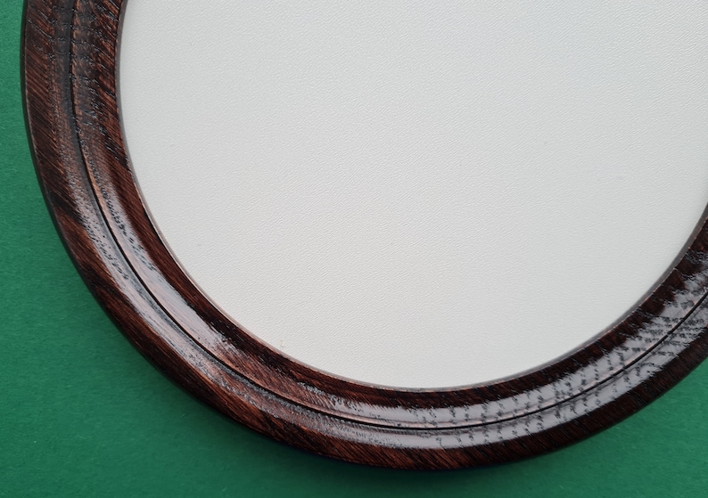 Wooden Round Frame, Round Picture Frame, Round Frame, Choose Size: 4 X ...
