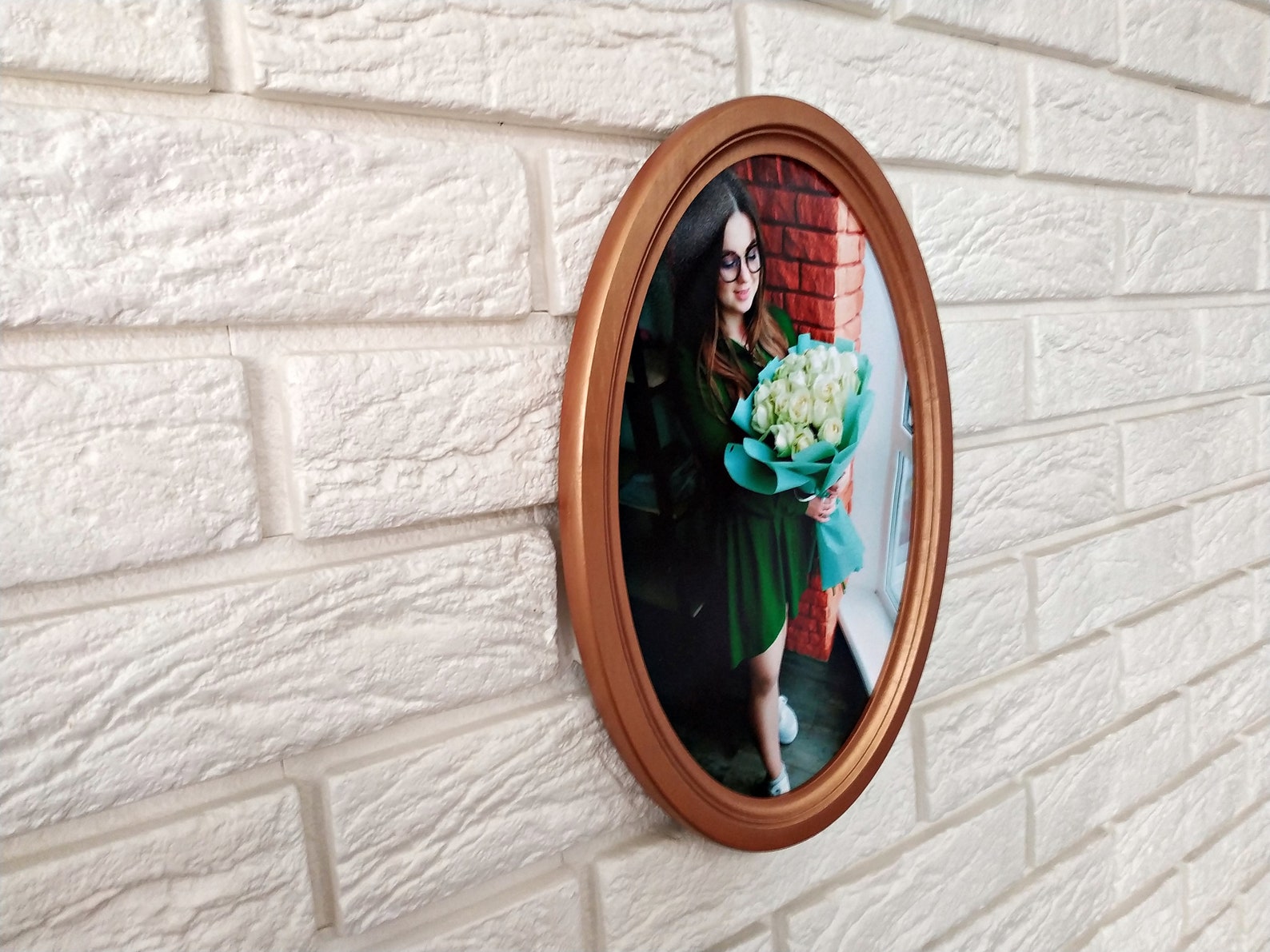 Bronze Oval Frame, Oval Photo Frame, Picture Frame, Photo Frame, Choose ...