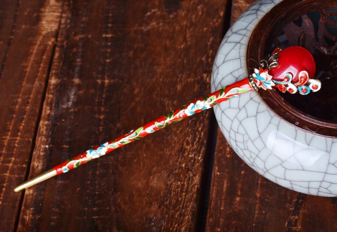 Ethnic Hair Stick Handmade Hair Pin Weddingjewelry Chinese - Etsy
