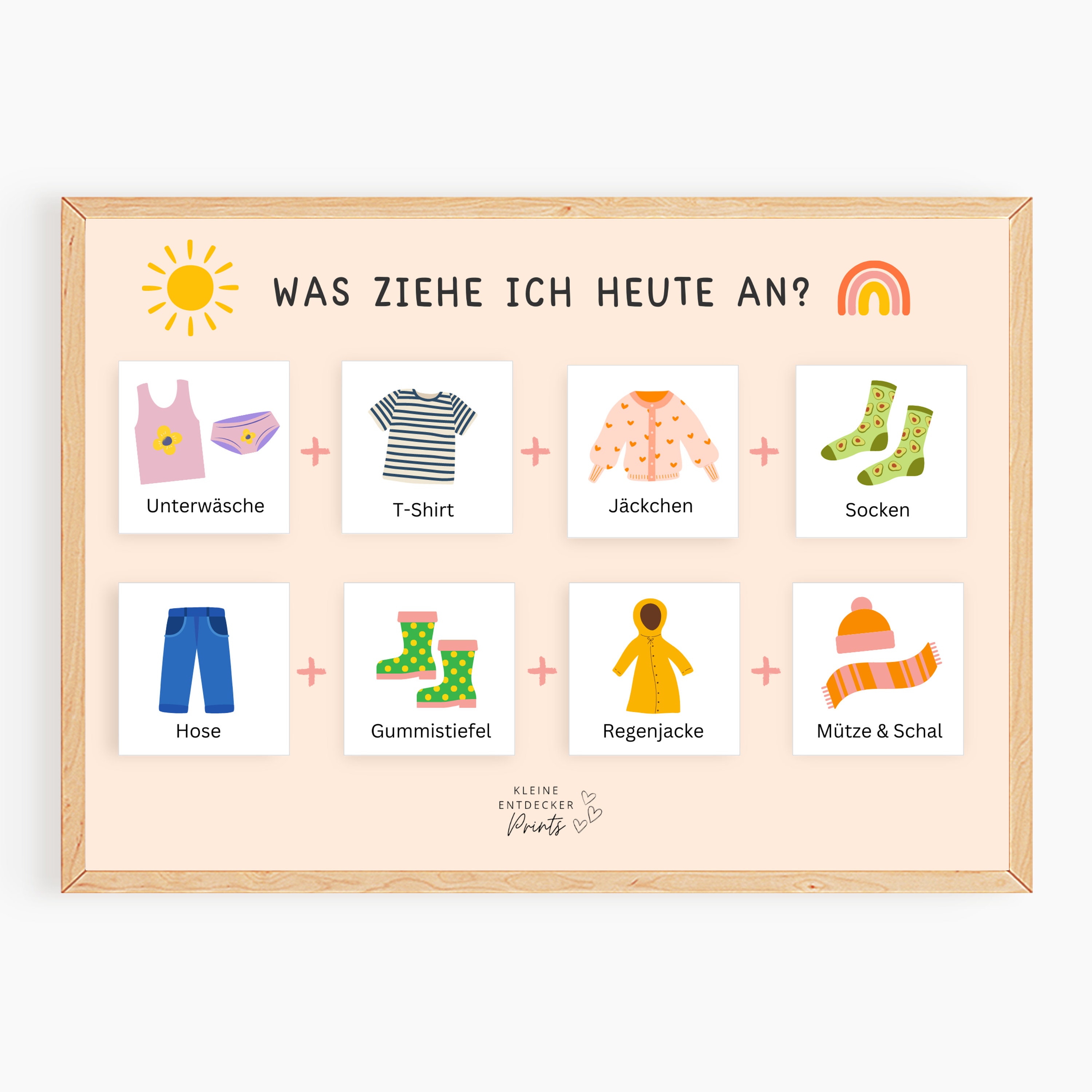 Anziehkarten Mädchen zum Ausdrucken, Anziehplan, Tagesplan Kinder ...