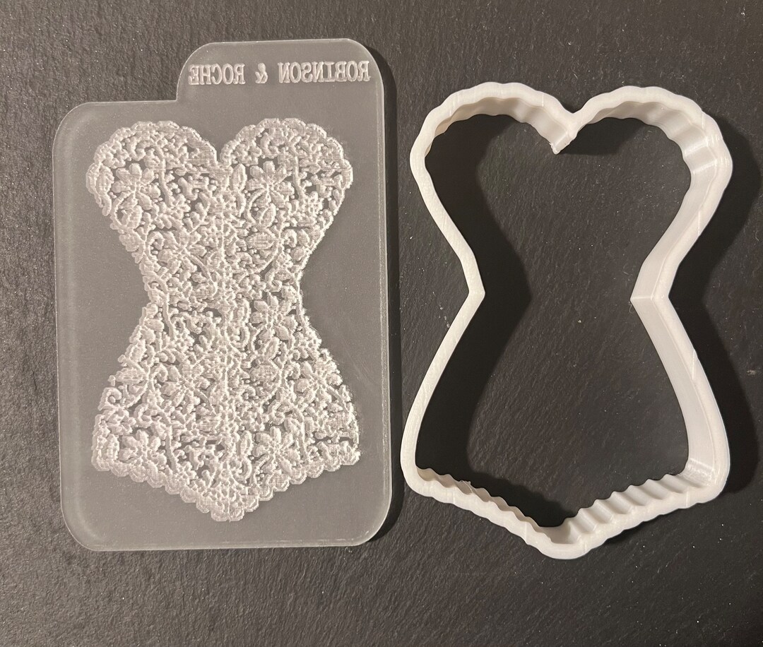 Corset Stamp and Cutter Set - Etsy
