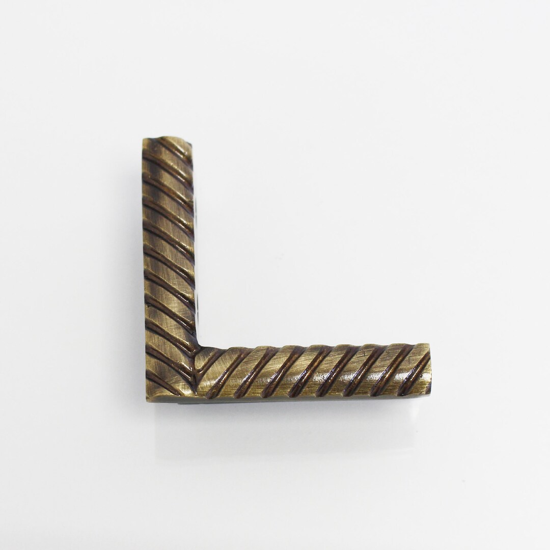 Manitoba Solid Brass Table Corner, Case Corner, Box Corner, Vintage ...