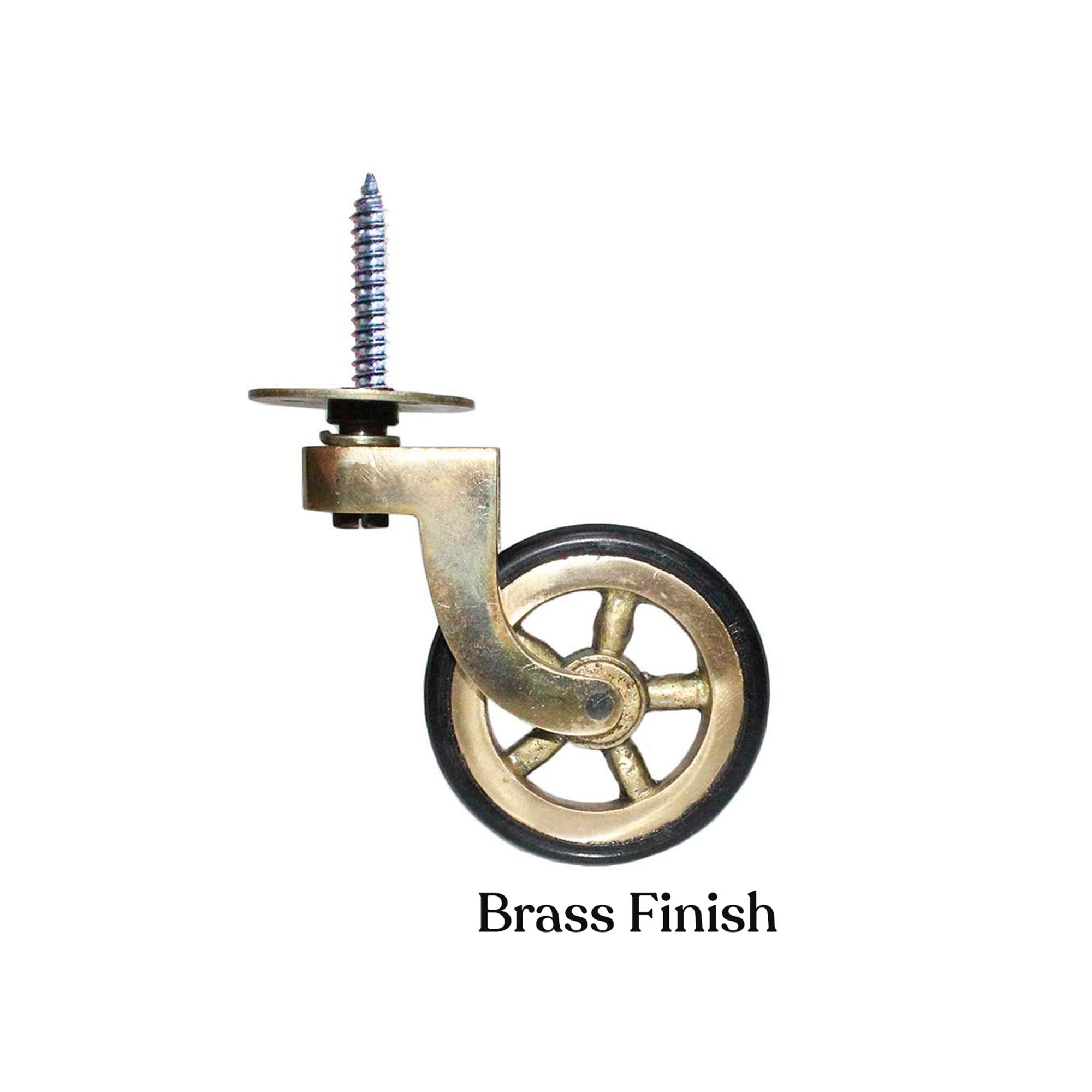 Vintage Antique and Brass Screw Tea Trolley Castors - Etsy