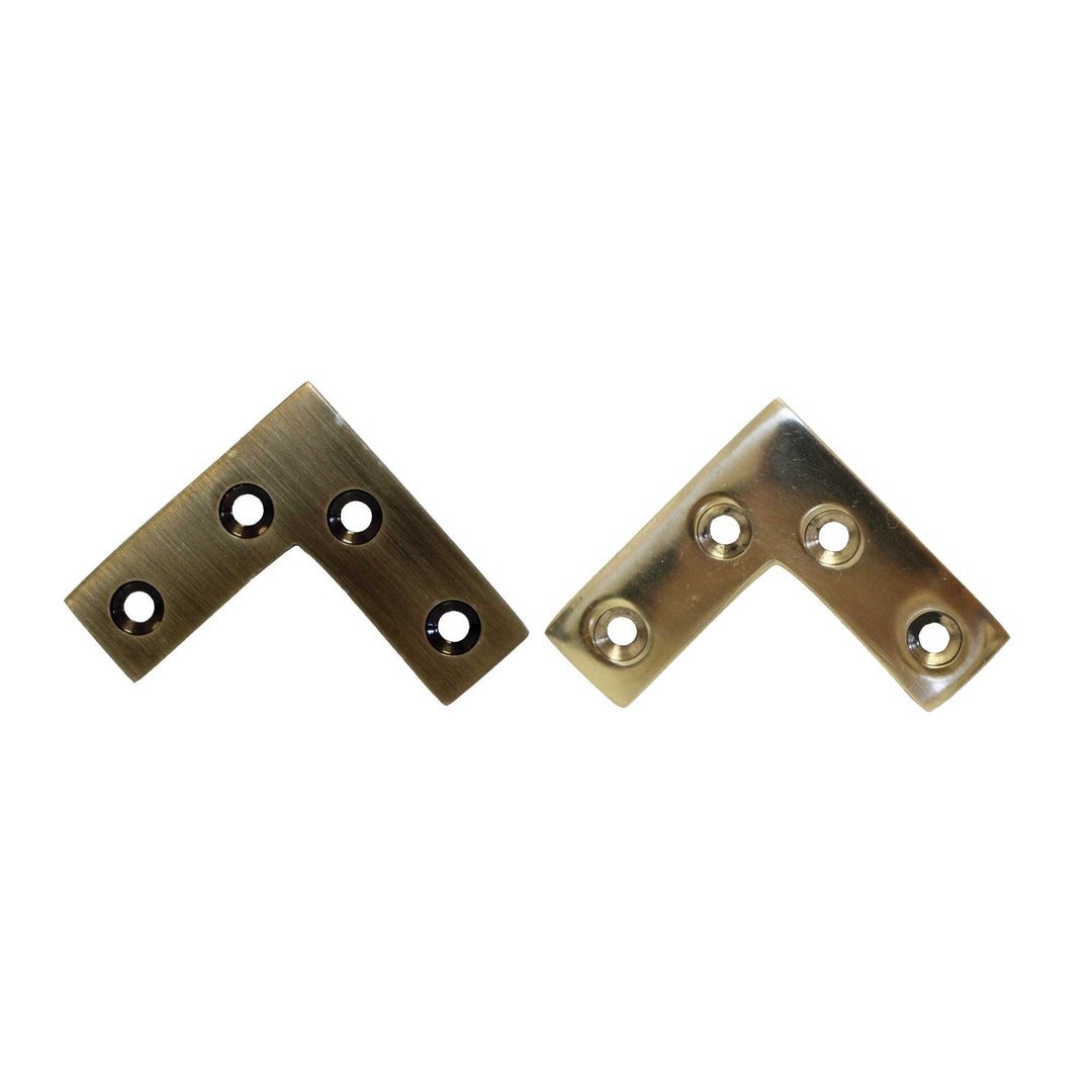 Borden Solid Brass Corner, Brass Edging, Gold Hardware, Vintage Retro ...