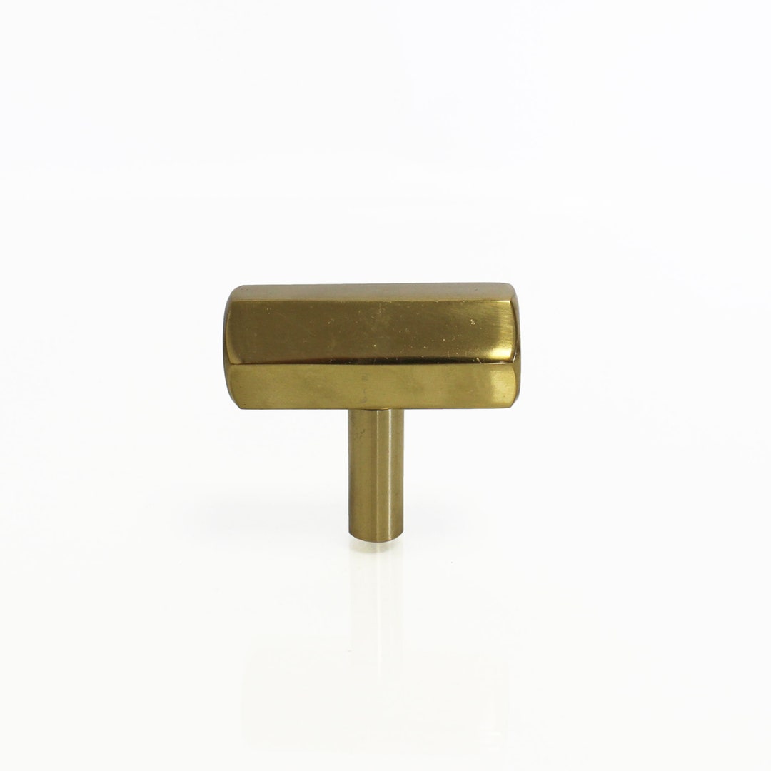 Gela Cabinet Knob, Hexagonal Pull Bar, Kitchen Unit Knob, Wardrobe Door ...