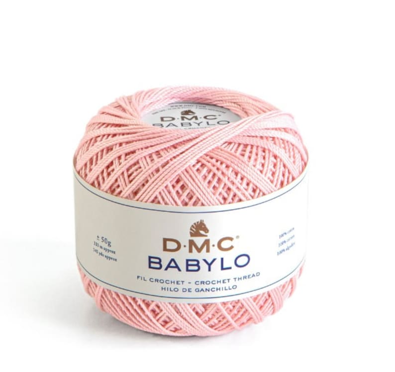 DMC BABYLO Crochet Cotton No.20, Crochet Thread Babylo 20, Babylo Size ...