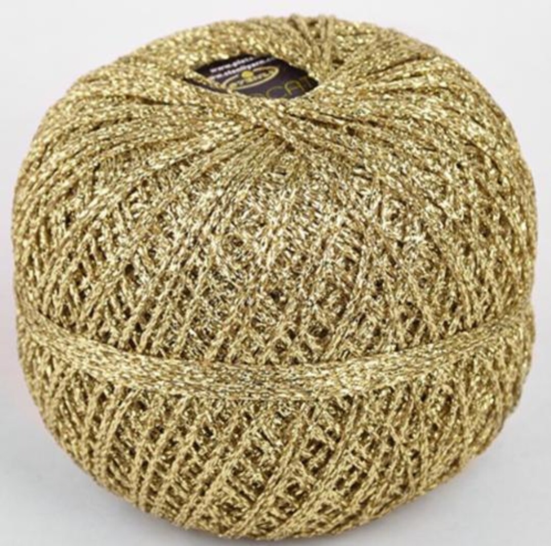 Brocat Yarn, Crochet Thread, Metallic Glitter Sparkle Yarn, Knitting ...
