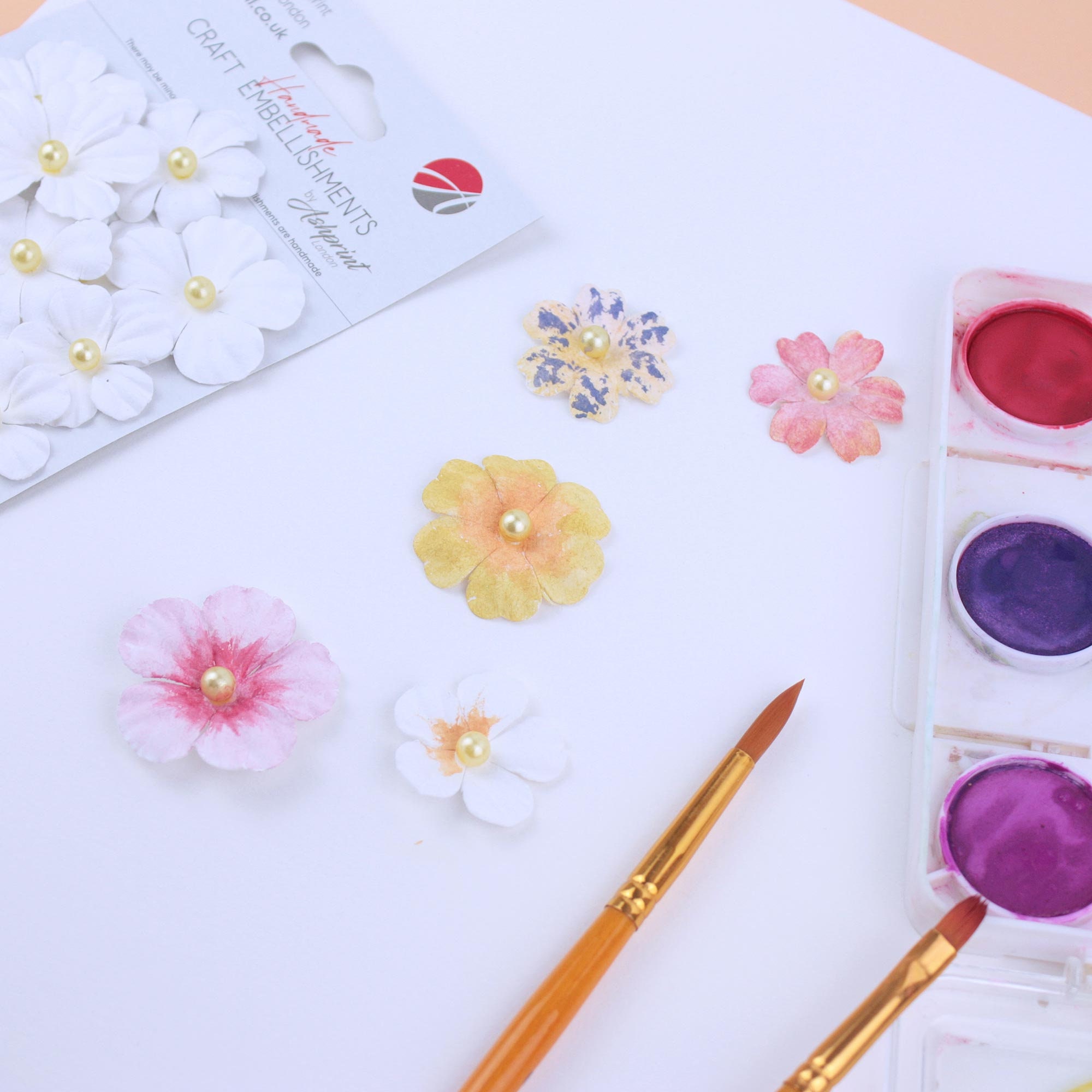 Papercraft Embellishments Papercraft Flowers Papercraft - Etsy
