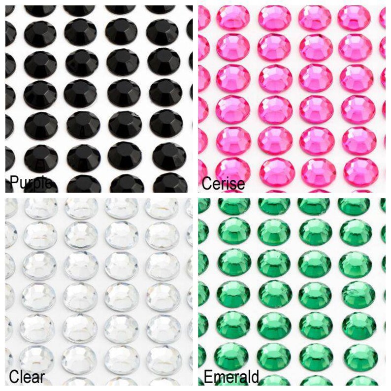 Crystal Self Adhesive Diamante Stick on Rhinestone Gems on | Etsy