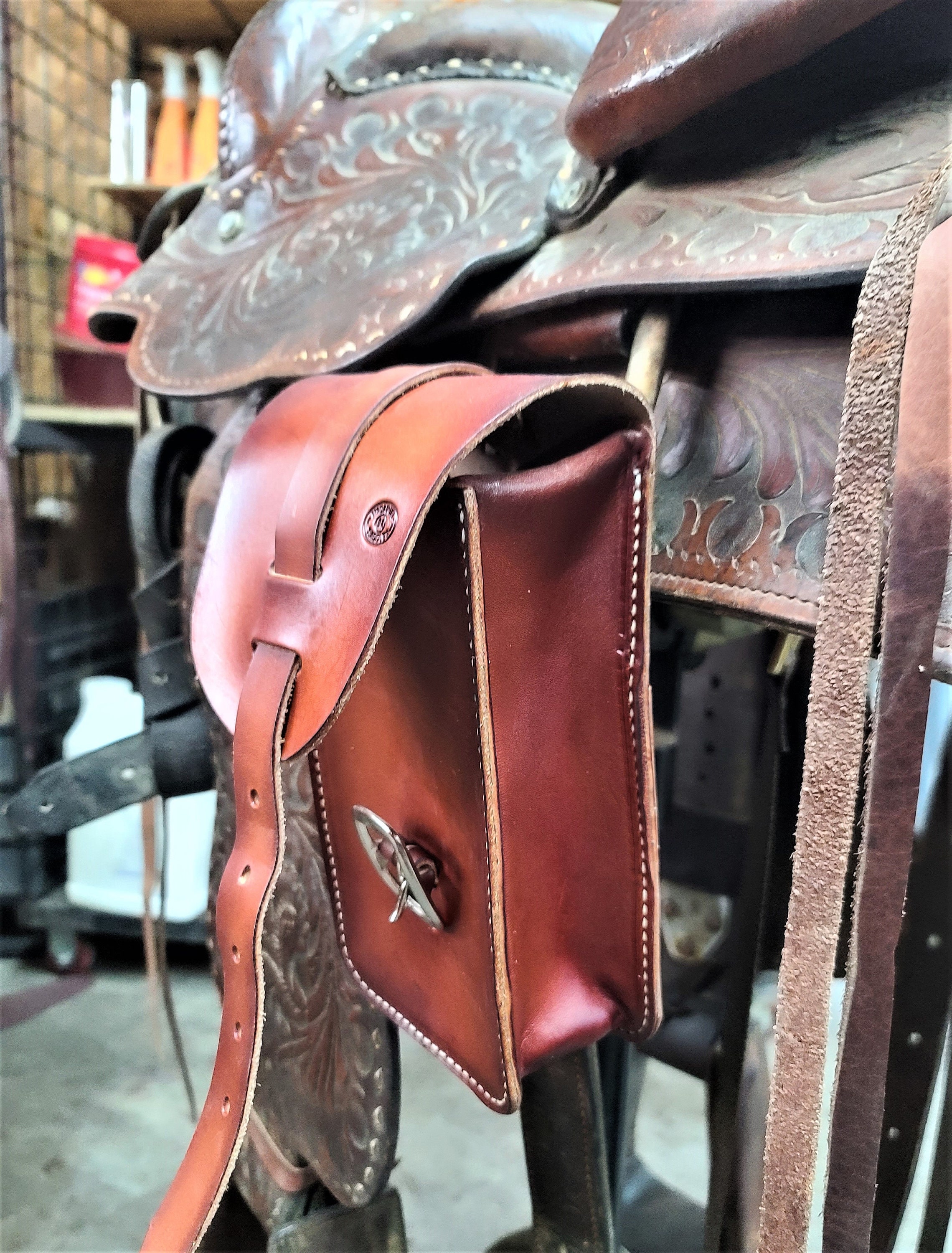 Leather Billet Bag, Saddle Bag, - Etsy