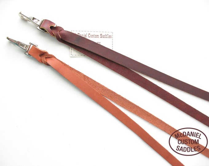 HOT PINK Saddle Strings, Leather Tie-on Straps, Western Tack, Neon Pink ...