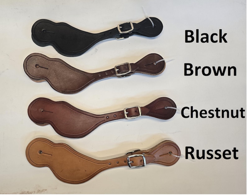 Leather Spur Straps - Etsy