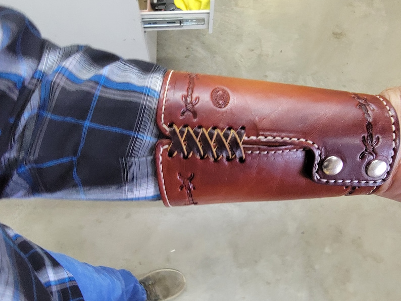 Leather Wrist Cuffs - Etsy