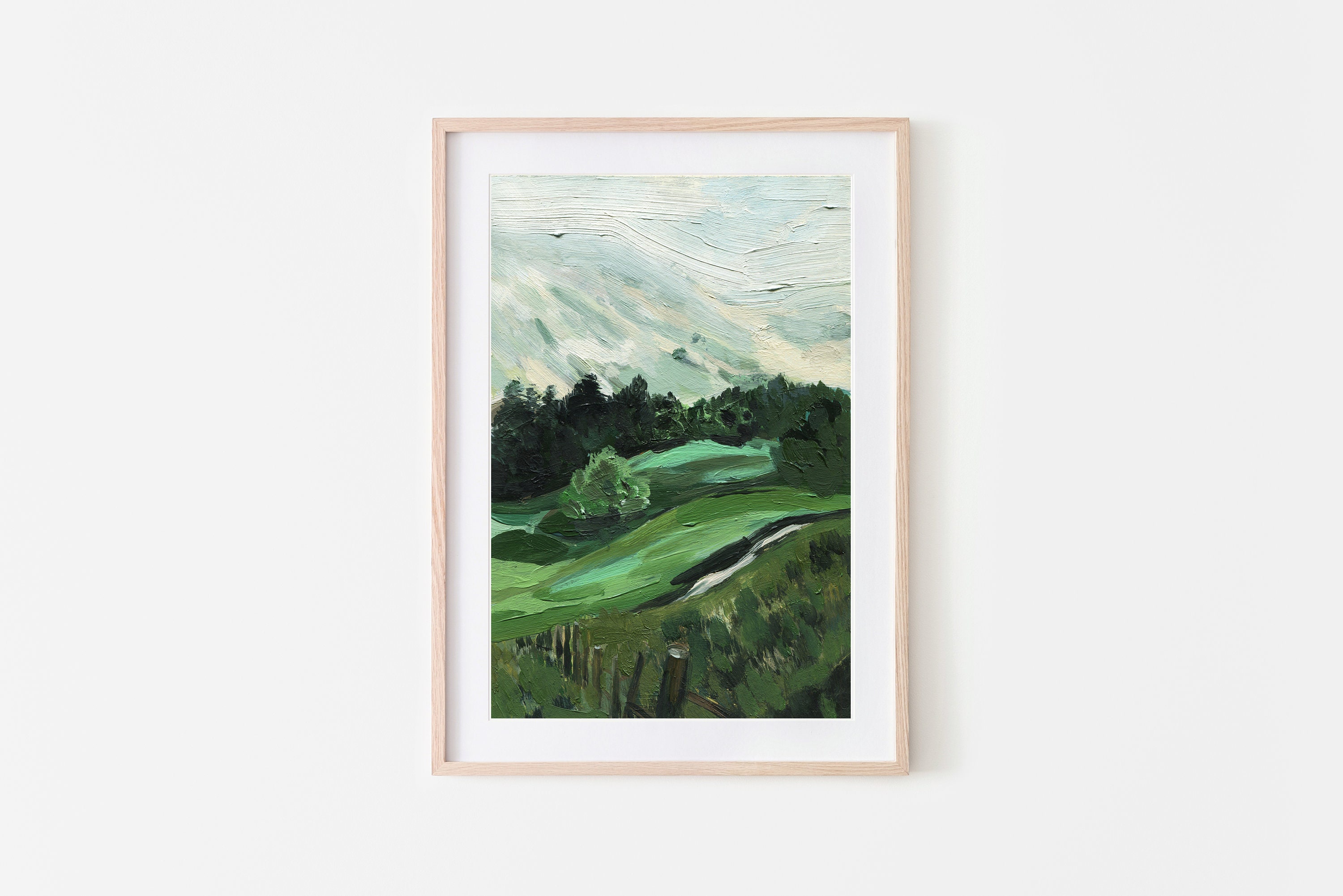 Landscape Printlandscape Paintinglandscape Art Printcanvas - Etsy