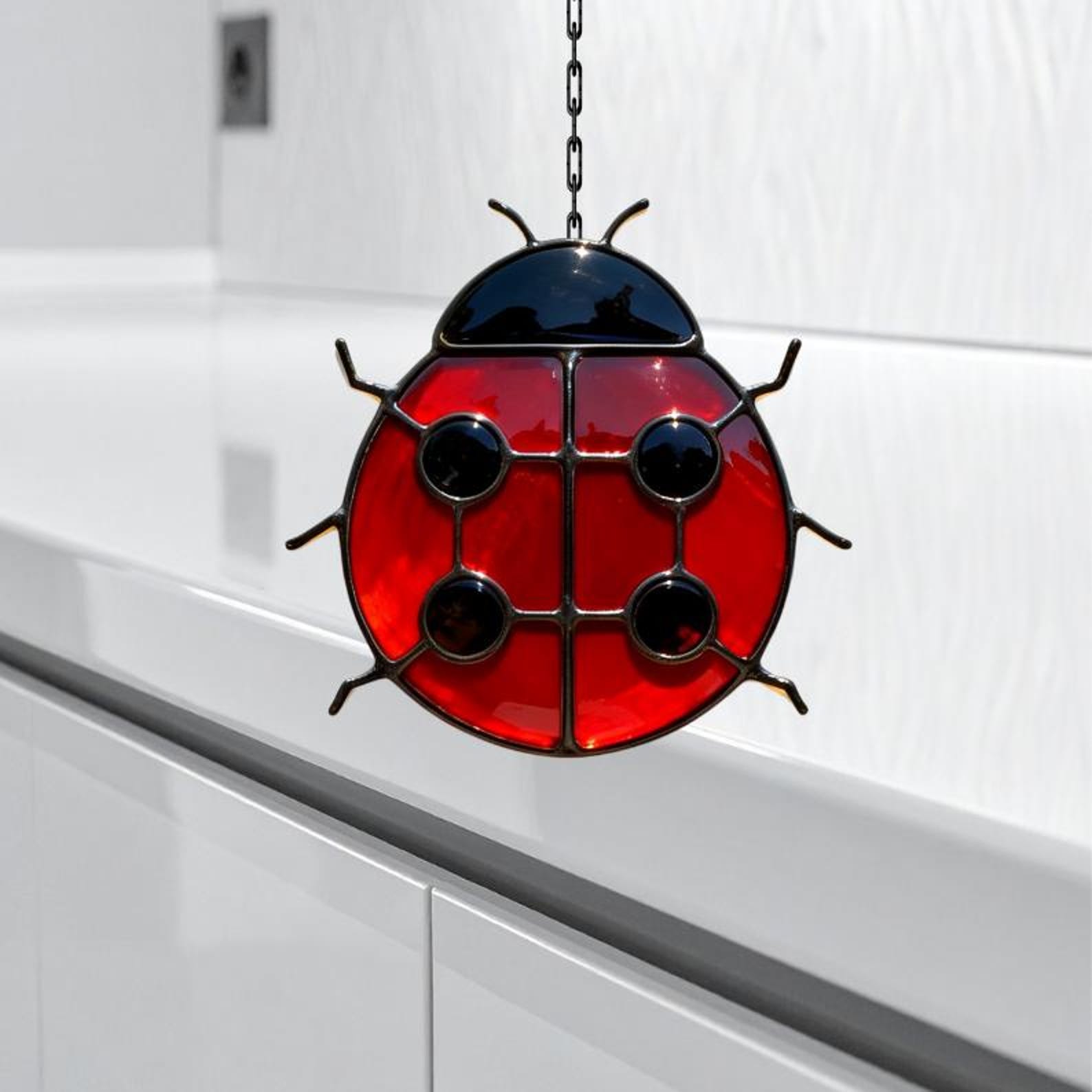 Insect Suncatcher Stained Glass Pattern Set of 4, Butterfly, Bee ...