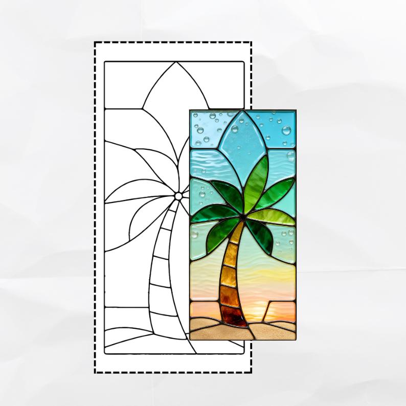 30+ Stained Glass Window Panel Patterns Bundle - A4 Suncatcher Pattern ...