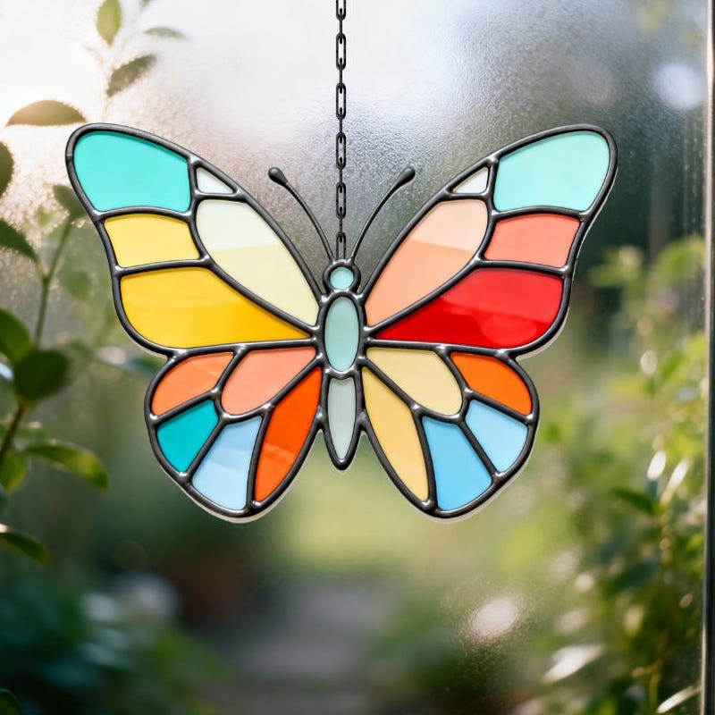 Butterfly Stainedglass Pattern - Etsy
