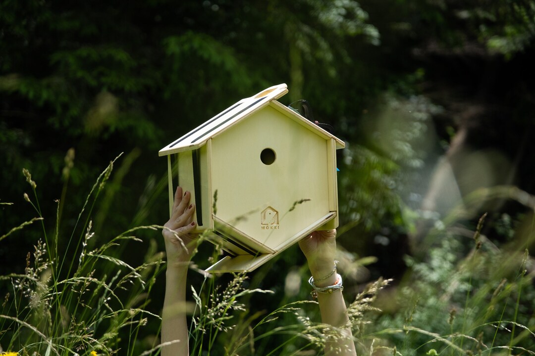 Hexagonal Birdhouse in Birch Wood Made in Italy Handcrafted Birdhouse ...