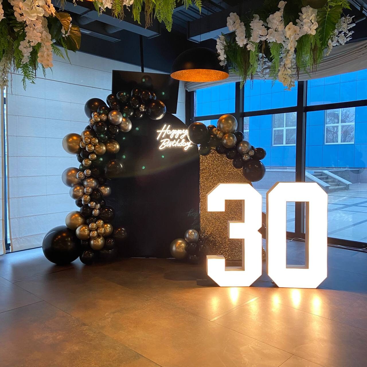 Large Numbers With Light Bulbs, Numbers for Birthday, Anniversary ...