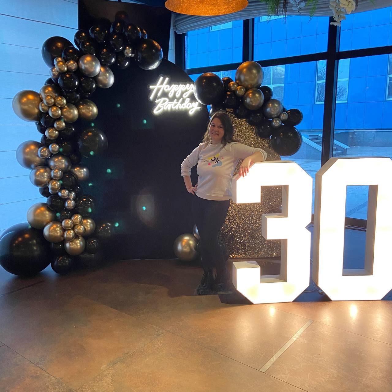 Large Numbers With Light Bulbs, Numbers for Birthday, Anniversary ...