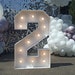 Light Number 2 4 Feet Light up Numbers 21st Anniversary Number 3 Feet ...