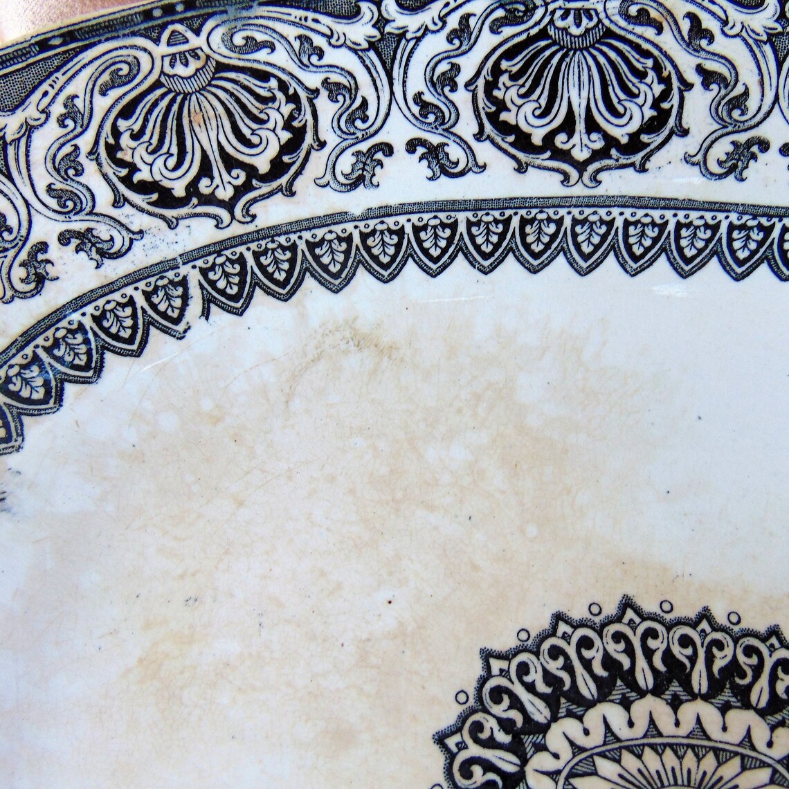 Vintage Faience Decorative Plate Art Deco Stoneware Platter | Etsy