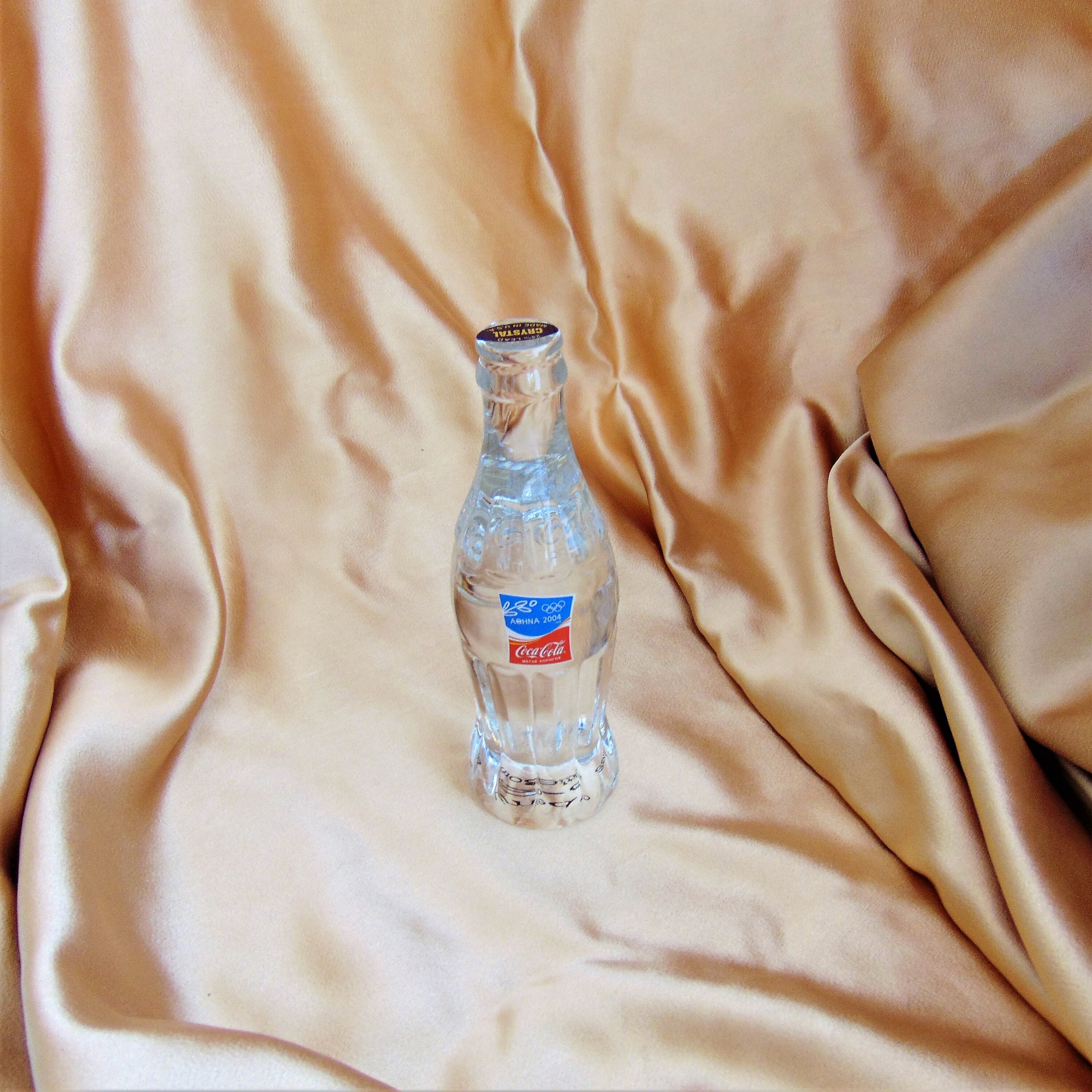 Coca-cola Crystal Decorative Bottle Collectible Lead Crystal - Etsy