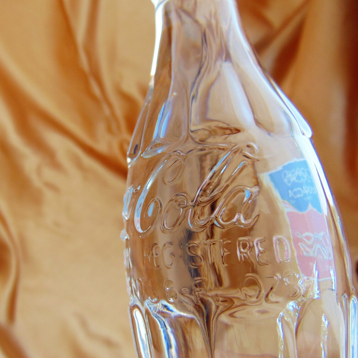 Coca-cola Crystal Decorative Bottle Collectible Lead Crystal - Etsy