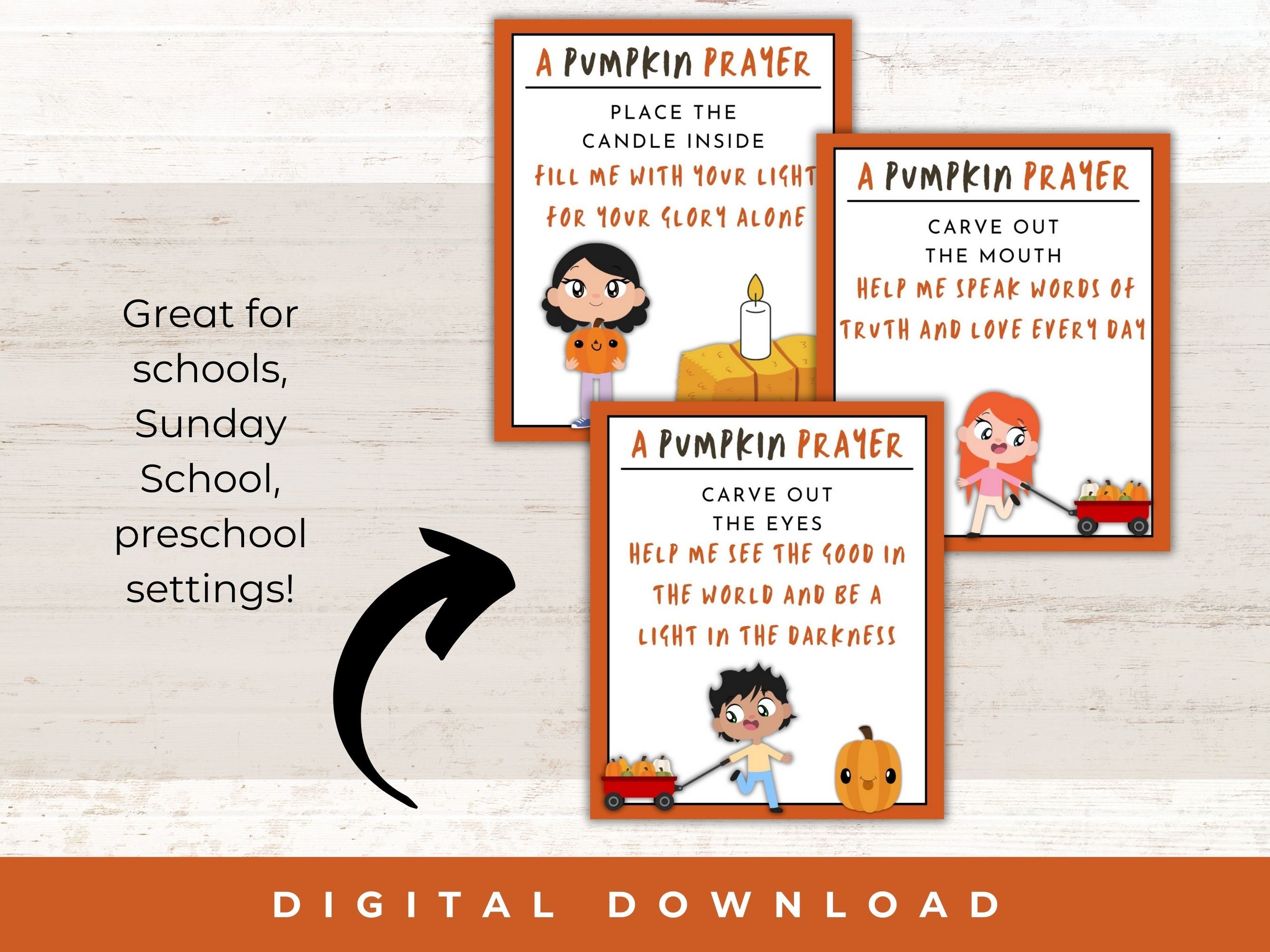 Pumpkin Prayer | Pumpkin Prayer Coloring | Pumpkin Carving | Religious ...