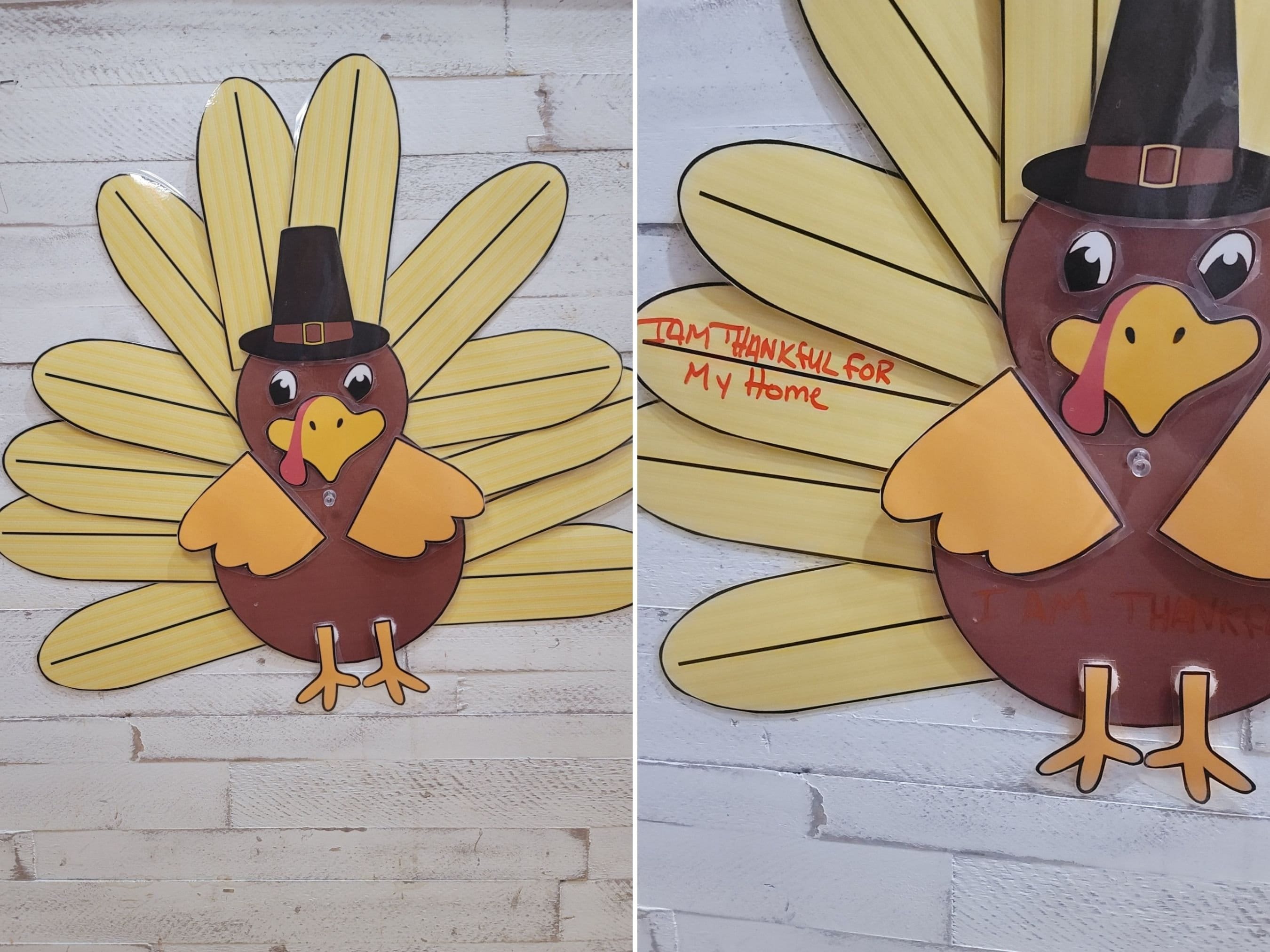 Thankful Turkey Craft - The Font Vault