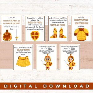 Armor of God Activity: Preschool Printable (digital Download) - Etsy