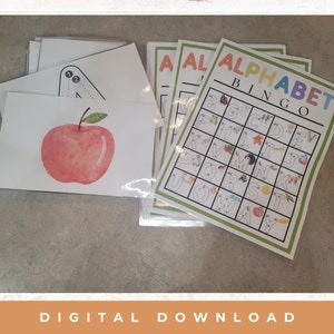 Alphabet Bingo | Picture Alphabet Bingo | Preschool Game | ABC ...