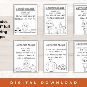 Pumpkin Prayer Pumpkin Prayer Coloring Pumpkin Carving Religious ...