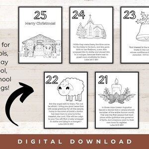 Printable Advent Calendar | Coloring Advent Calendar | Christmas ...