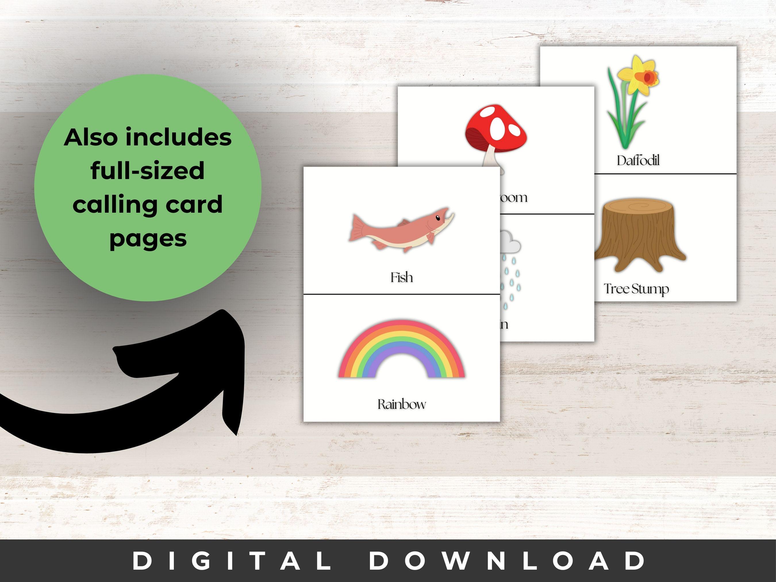 Nature Bingo Printable Nature Study Backyard Scavenger Hunt Outdoor Kid ...