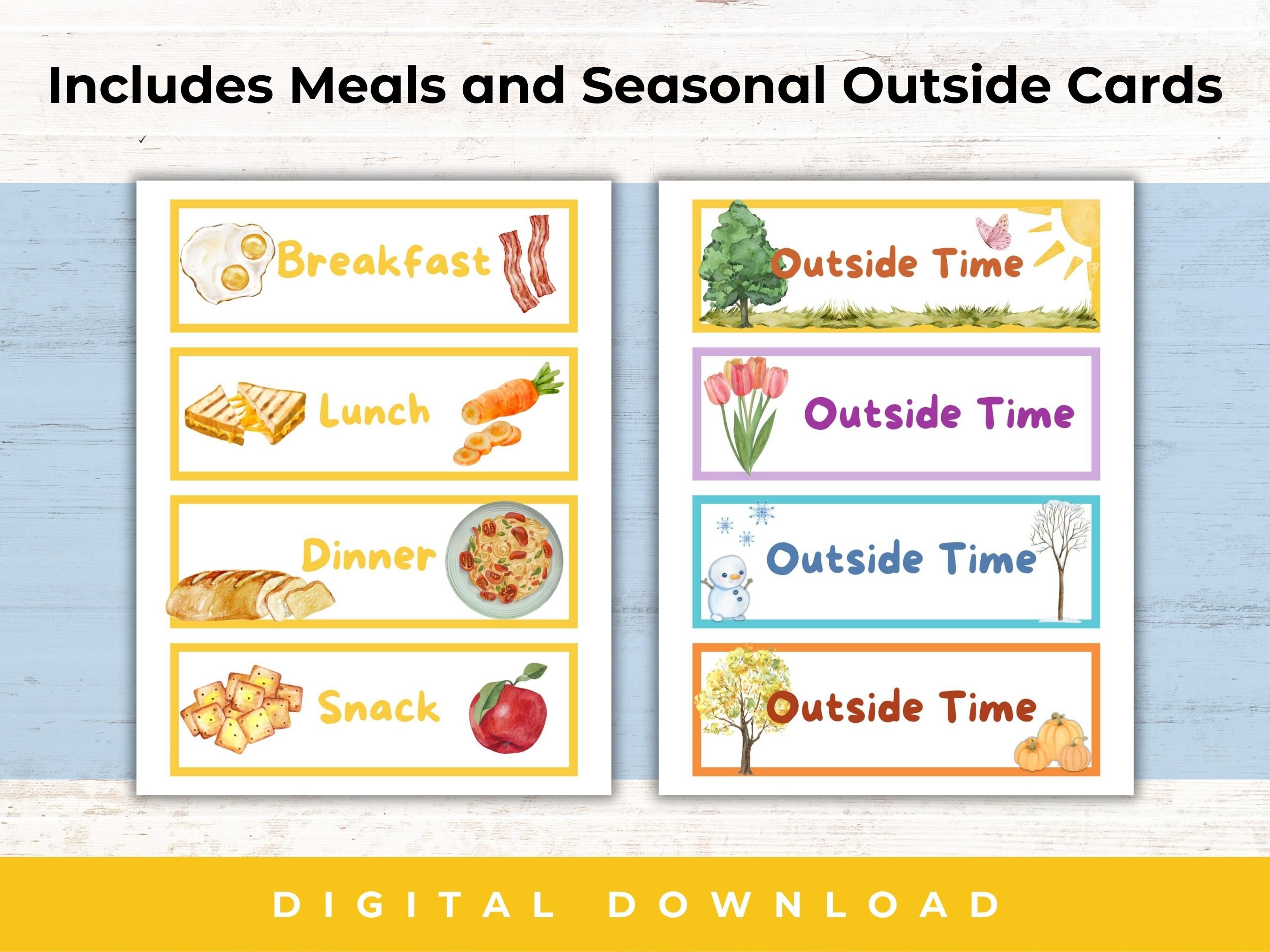 Schedule Cards | Visual Schedule Cards | Routine Cards | Visual ...
