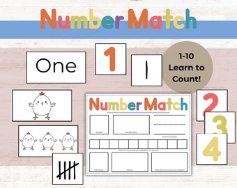 Apple Count, Cut & Glue 1-10, Preschool Math Game, Preschool Math ...