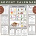 Printable Advent Calendar | Coloring Advent Calendar | Christmas ...