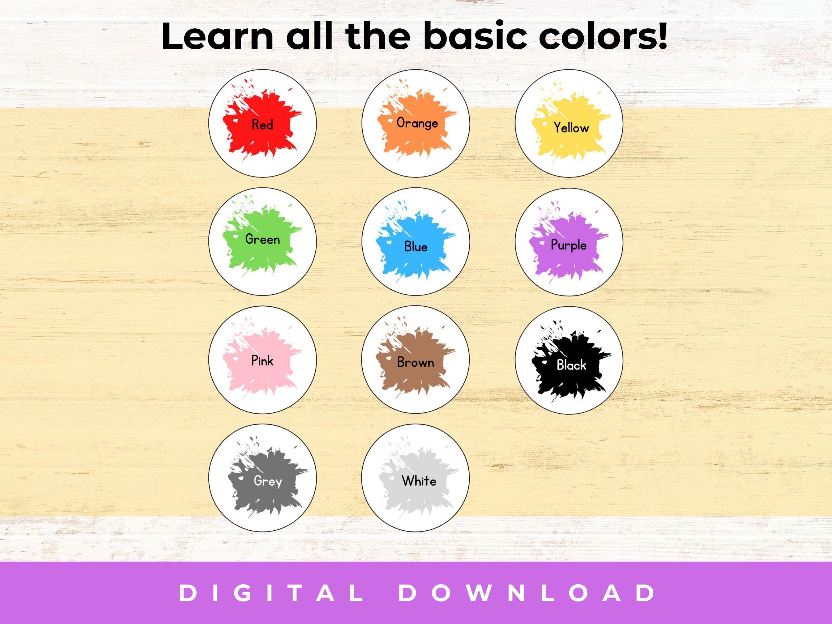 Match the Colors | Preschool Printable | Color Matching Activity ...