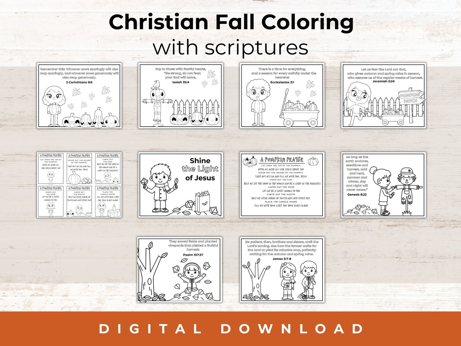 Christian Fall Coloring Pages | Christian Halloween Coloring Pages ...