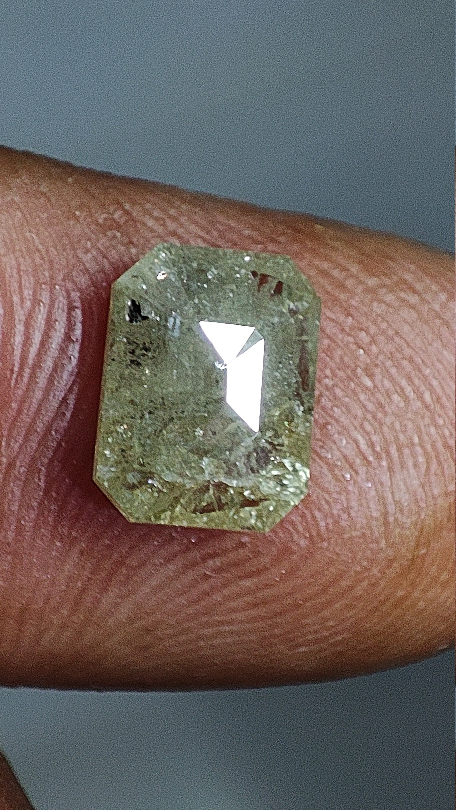 Emerald Shape 1.79 Carat Natural Diamond, Emerald Shape Light Yellow ...