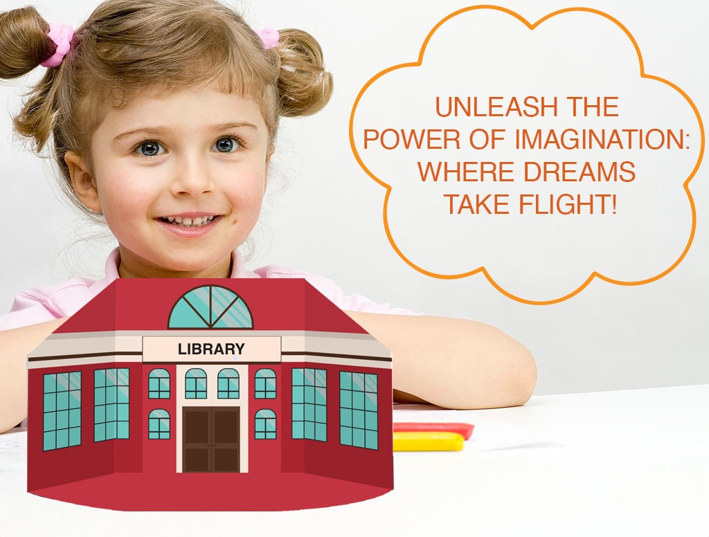 Paper Dollhouse, Library Background Scenes, Printable Activity Sheets ...